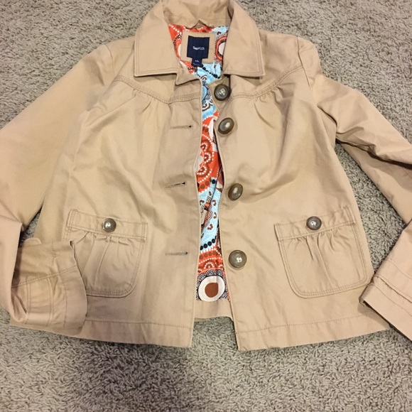 GAP | Jackets & Coats | Beige Jacket | Poshmark